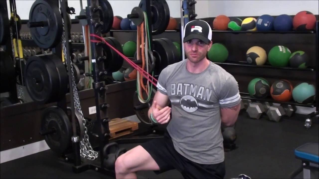 AllStrengthTraining.com: Band Sleeper Stretch + Trap Stretch - YouTube