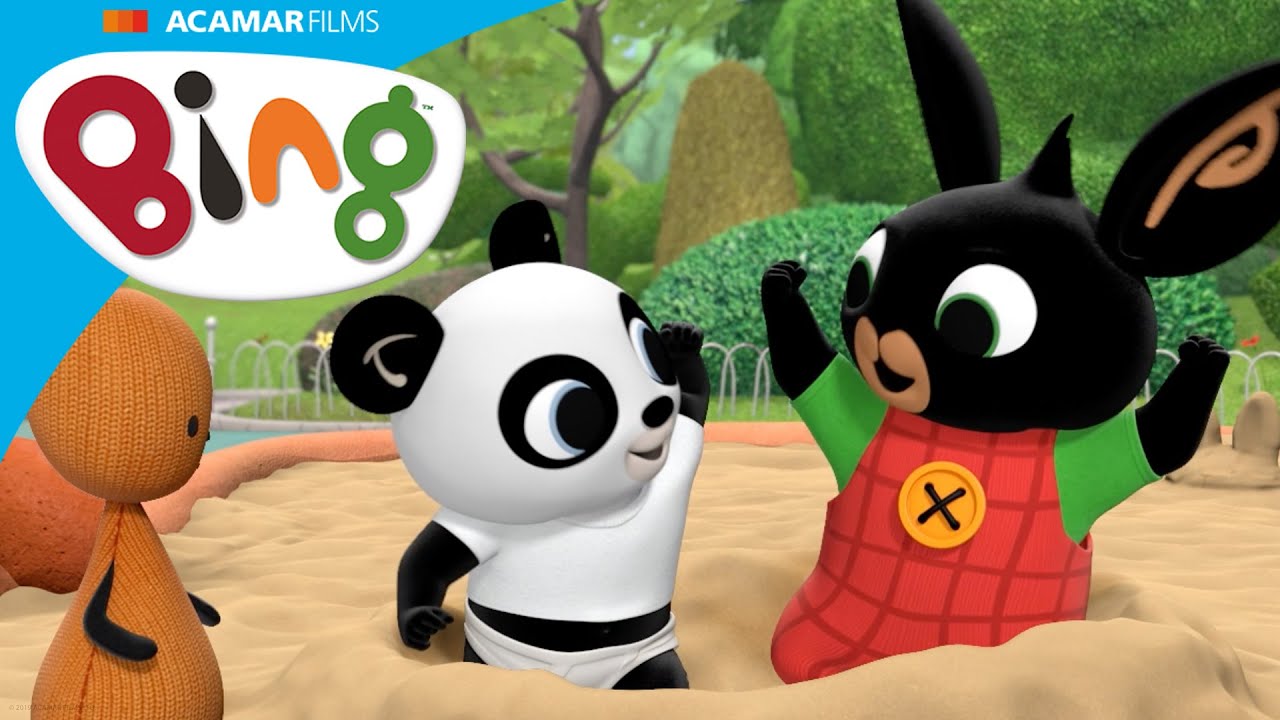 Bing is Building a Sandcastle! | Bing English - YouTube