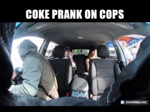 Coke Prank on Cops - YouTube