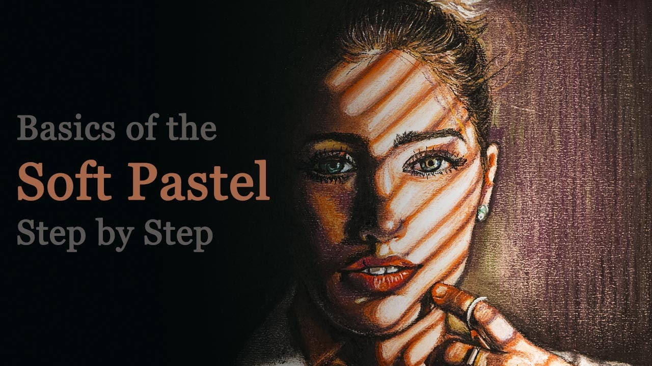 How to Draw Portrait with Dry/Soft Pastel, Basics of the Dry Pastel ...