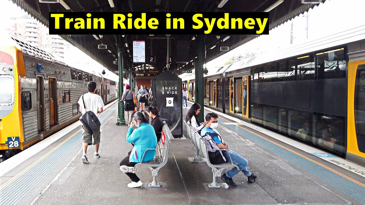 Train Ride in Sydney - Beecroft to Strathfield + Walking Strathfield ...