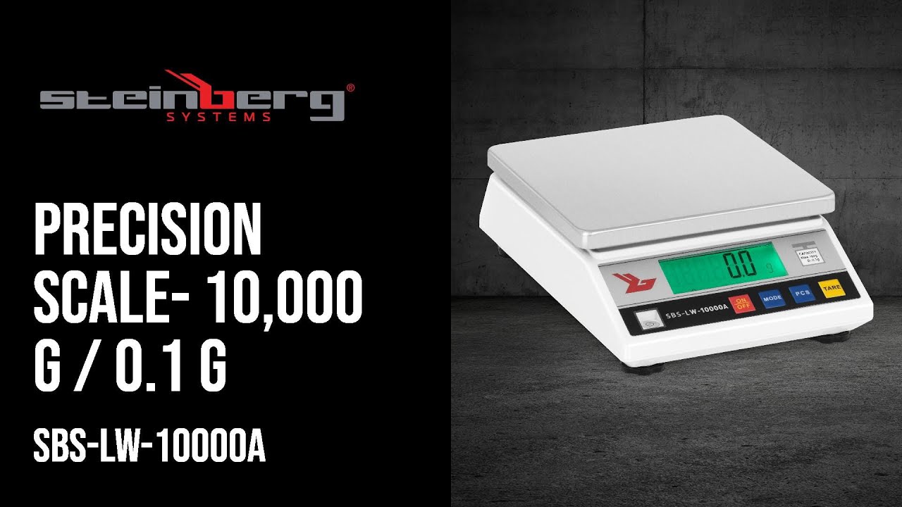 Precision Scale- 10,000 g / 0.1 g Steinberg Systems SBS-LW-10000A ...