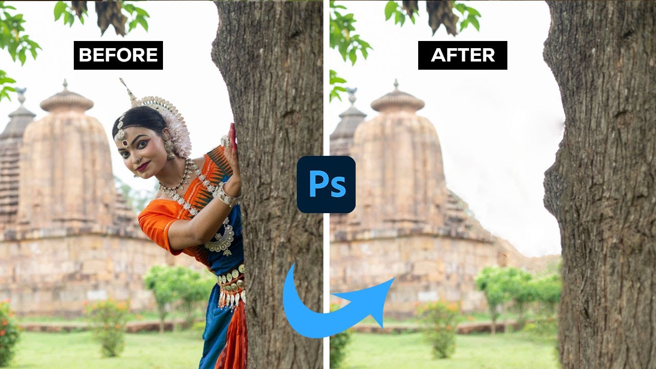 How to Remove Person from Photo with Adobe Photoshop | Best way to get ...