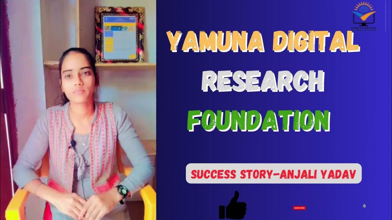 Anjali Yadav Success story || Yamuna Digital Research Foundation || creative computer education ...