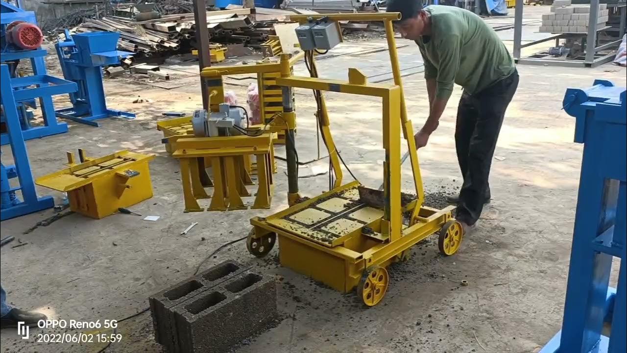 single phase electricity small manual cement block making machine for ...
