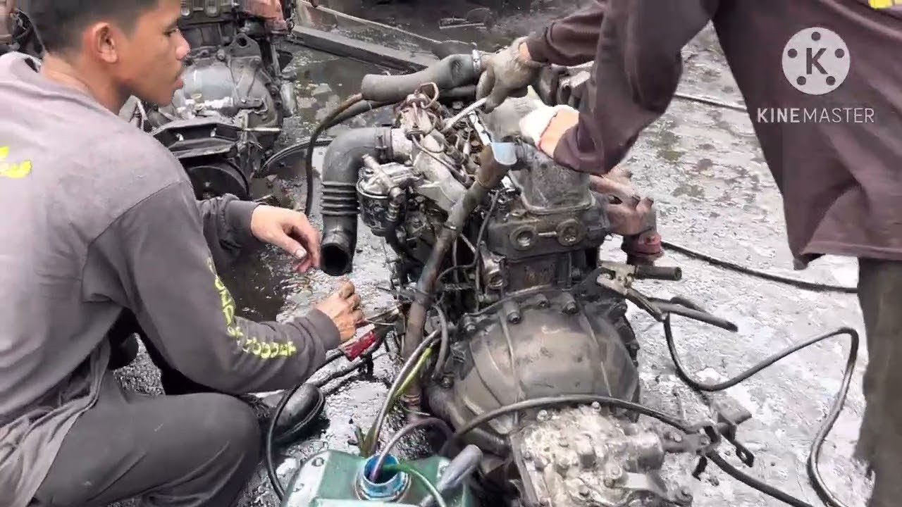 canter 4dr7 engine - YouTube