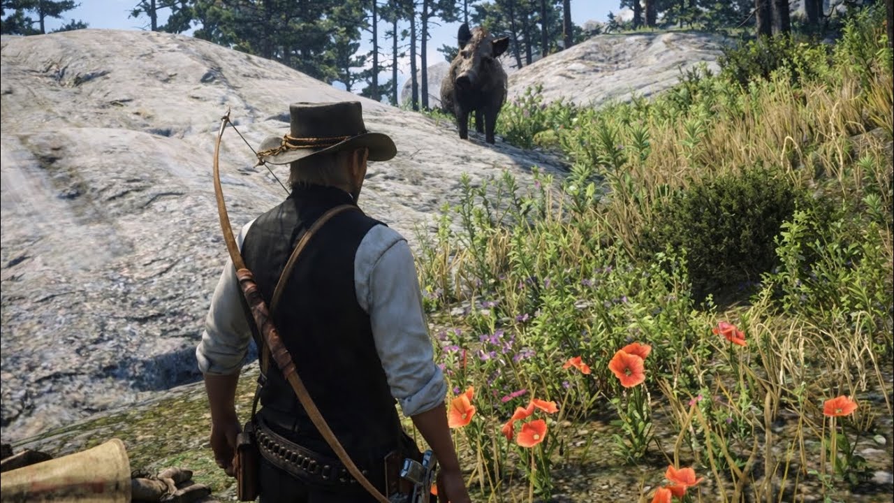 Hunting the Legendary Boar – The Veteran IV Mission | RDR2 - YouTube