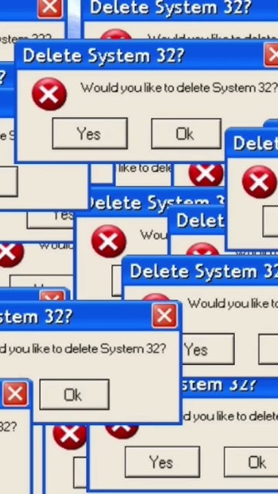 delete system 32? - YouTube