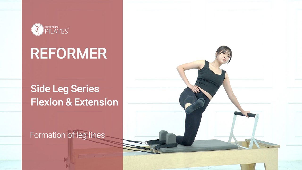 PILATES WORKOUT | Reformer 44/88: Side Leg Series Flexion & Extension ...