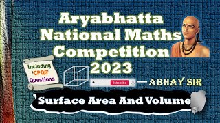 Aryabhatta National Maths Competition 2023 | Surface Ar... | Doovi