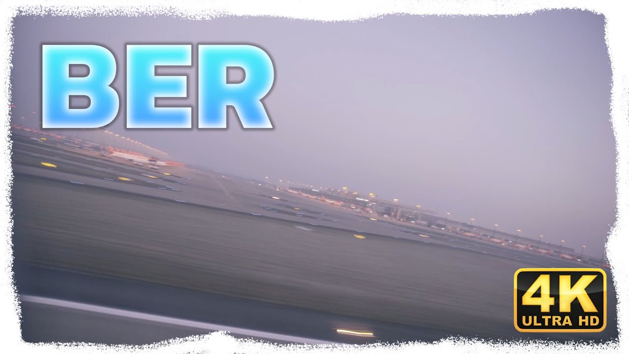 BER | Taxi and Takeoff | + LULU 1B Hoffmannkurve | Lufthansa Erstflug ...