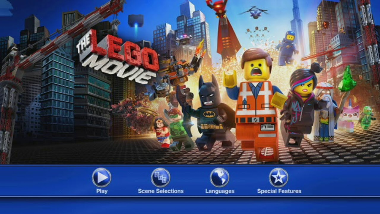 The Lego Movie DVD Menu - YouTube