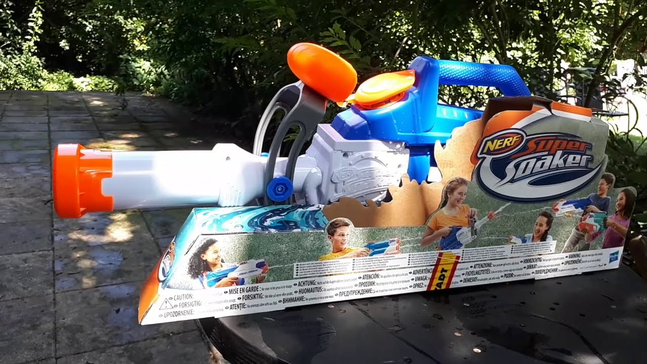 SOAKZOOKA - NERF Super Soaker Test - YouTube
