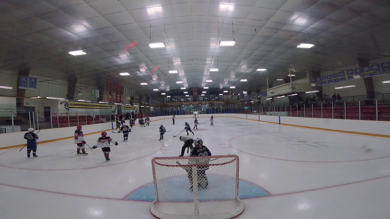 Milton Winterhawks AE PEEWEE White vs Newmarket Redmen Red 080919 - YouTube