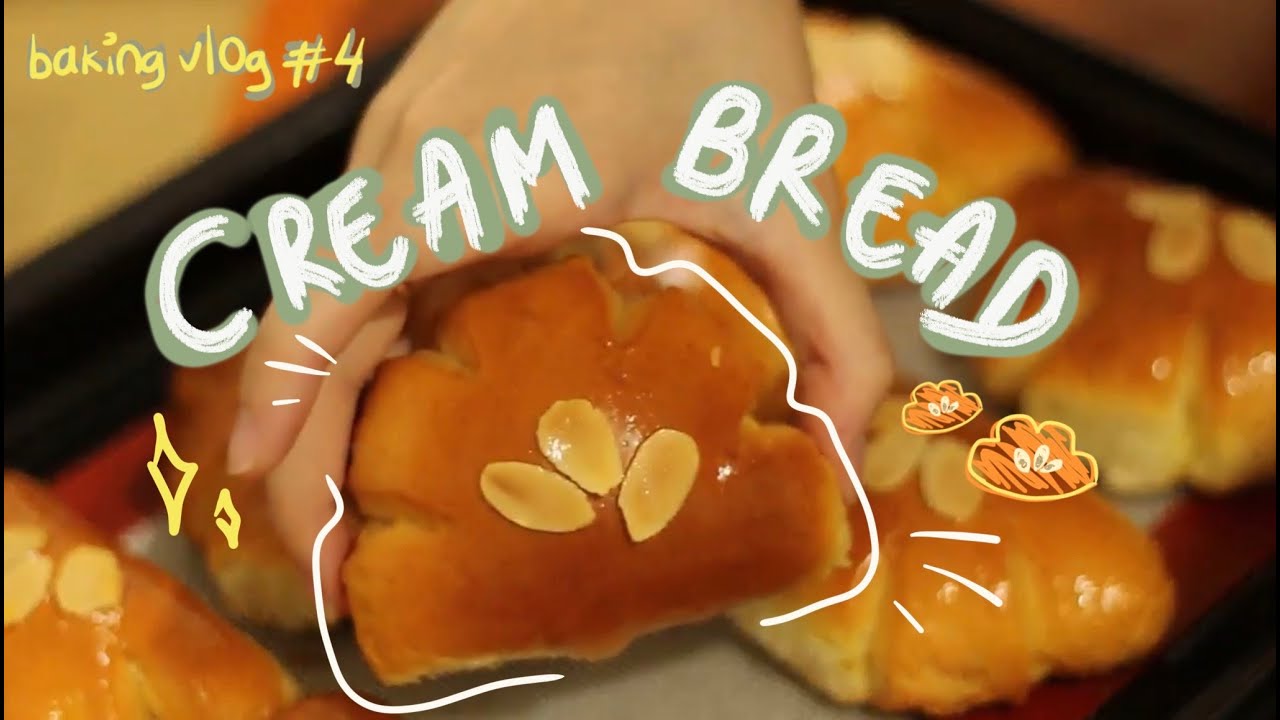 Cream Bread (Japanese Buns w/ Custard Filling) | Easy Homemade Recipe ...