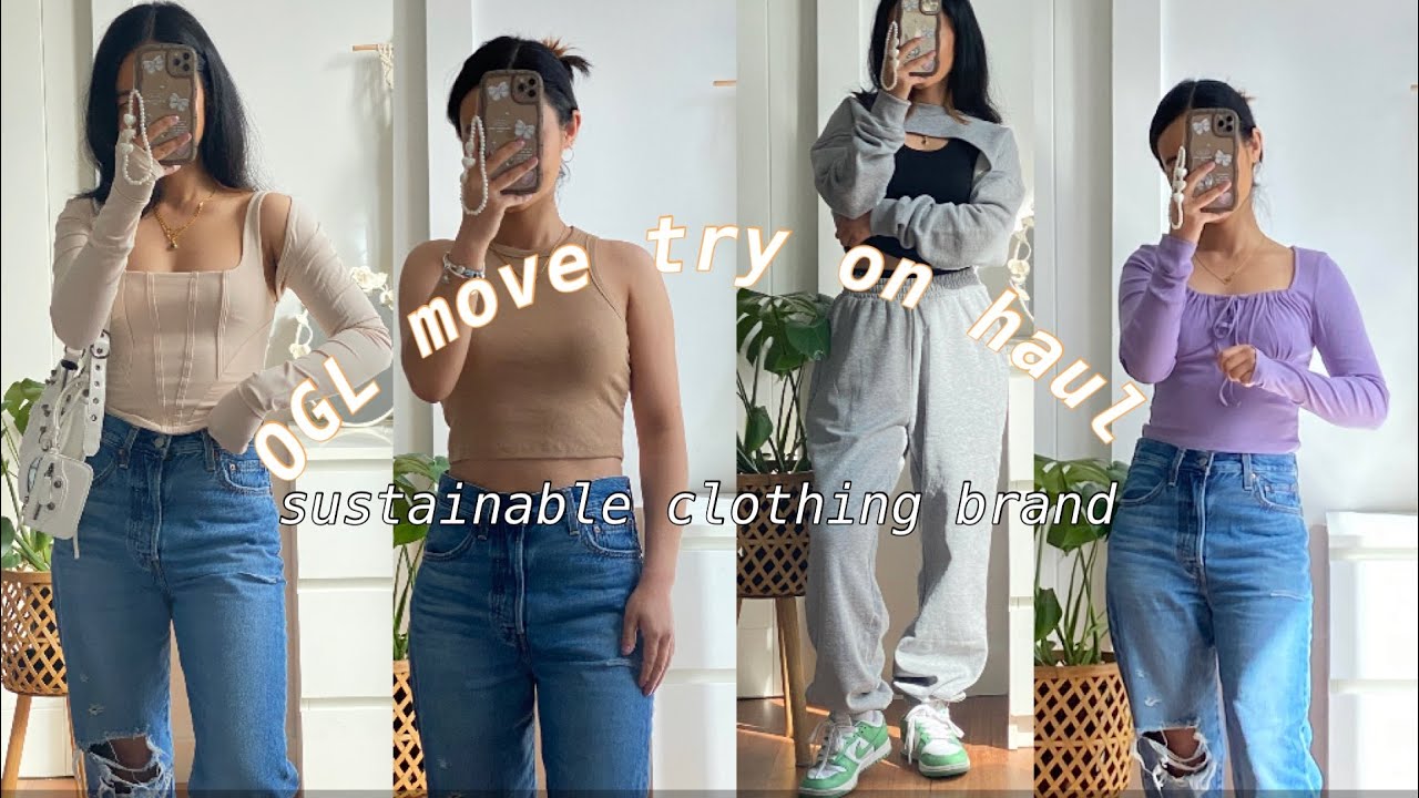 OGL move try on haul // sustainable fashion - YouTube