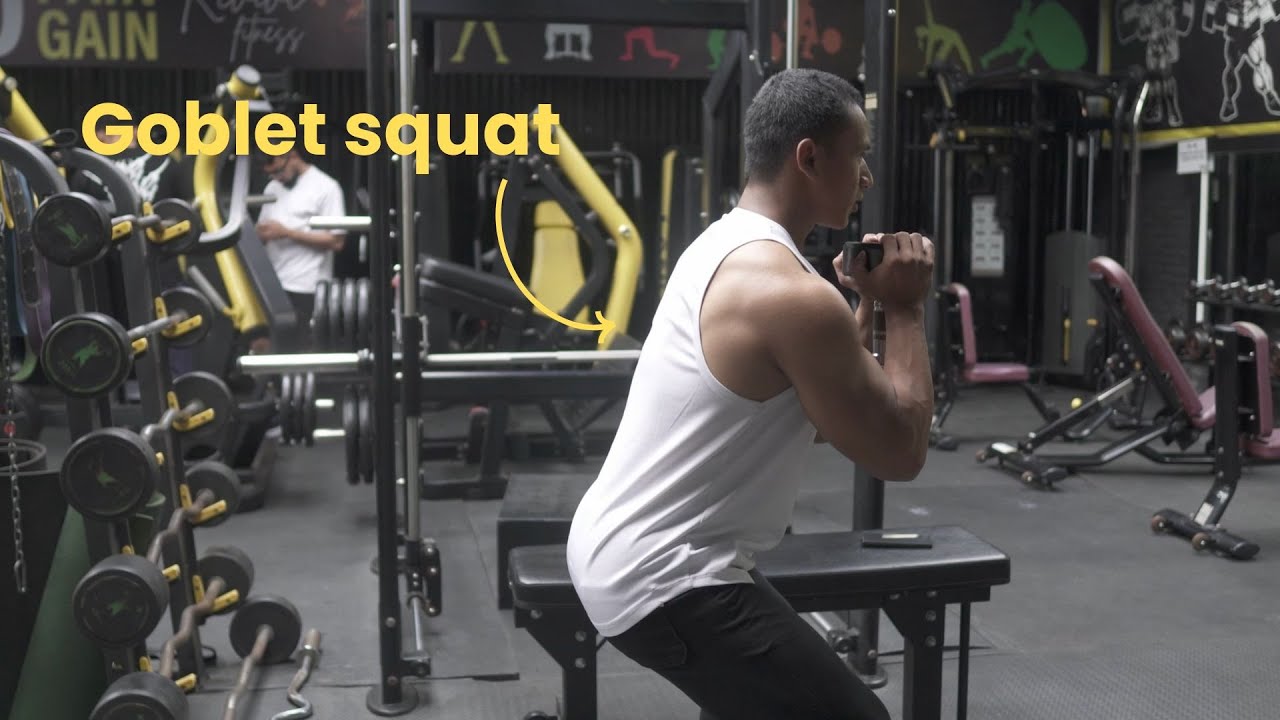 How to do goblet squat - YouTube