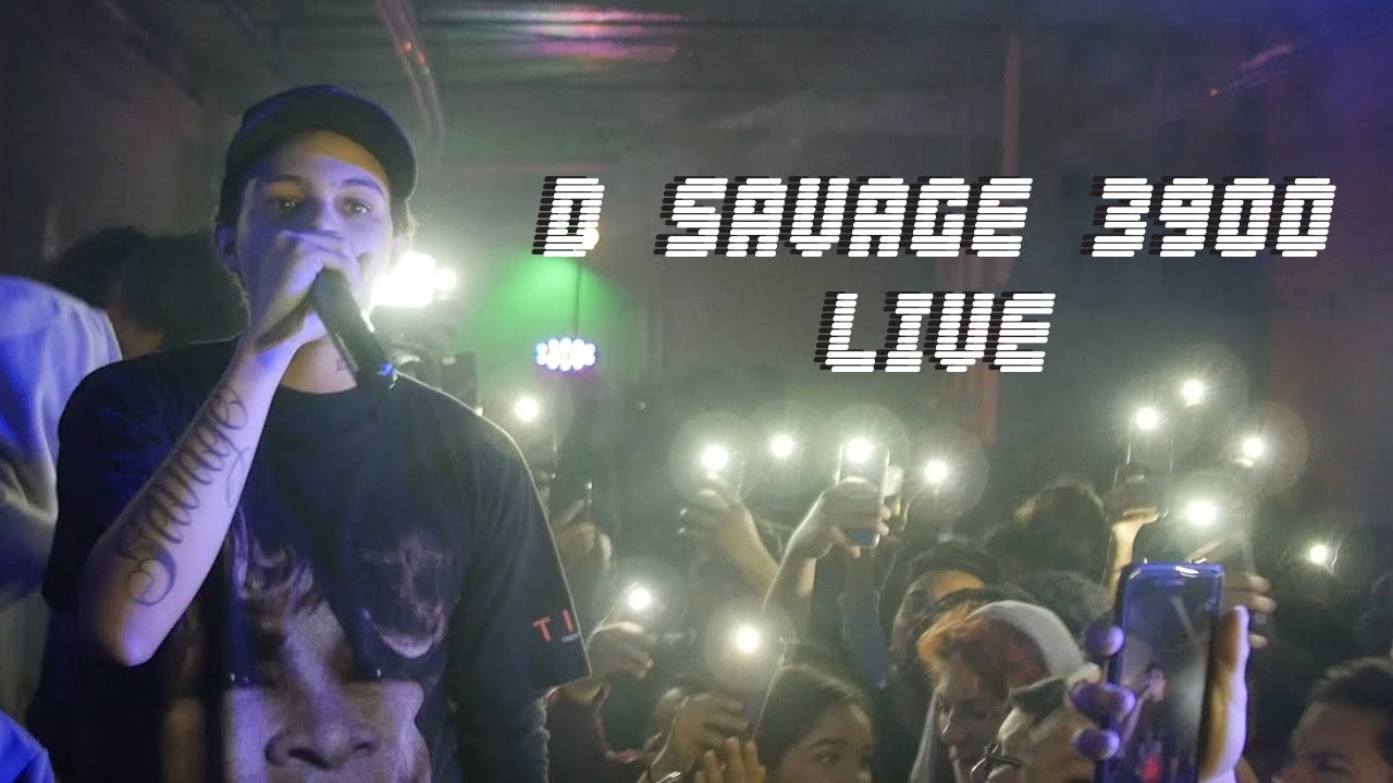 D Savage 3900 Live Performance in Los Angeles 6-21-18 (Shot by @TOK ...