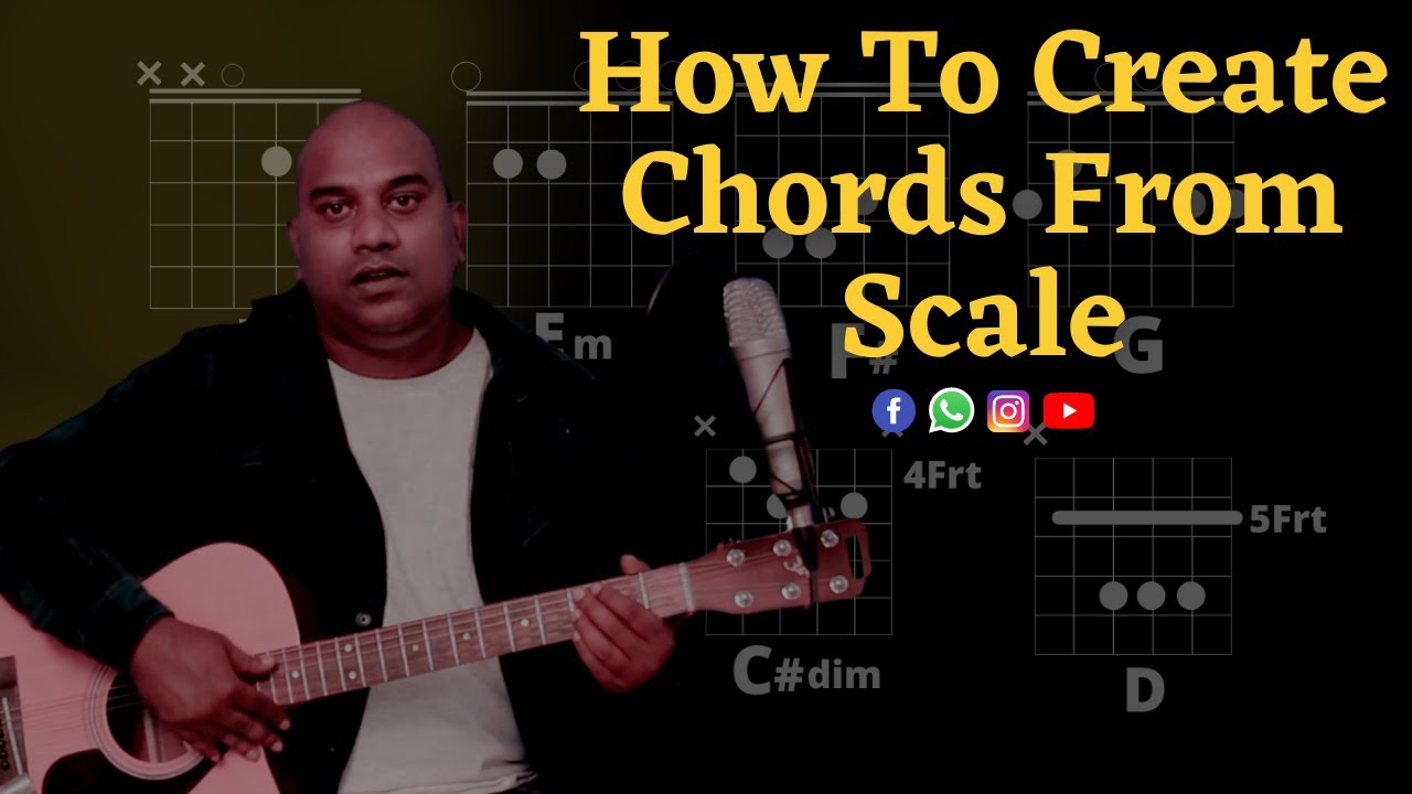 How To Create Chord From Scale | Guitar Tutorial | WeGotGuru | Learn ...