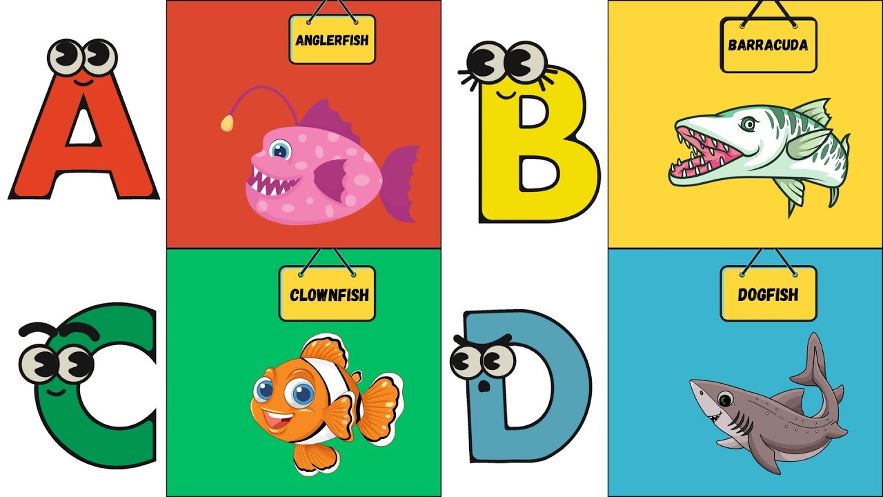 ABC Sea Creatures Song | Fun A to Z Ocean Animals for Kids 🐟🐙 | #abcd # ...