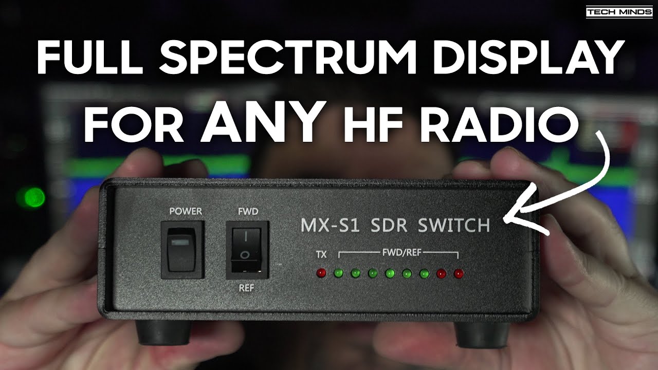 MX-S1 SDR Switch - FULL SPECTRUM Display For Any HF Radio - YouTube