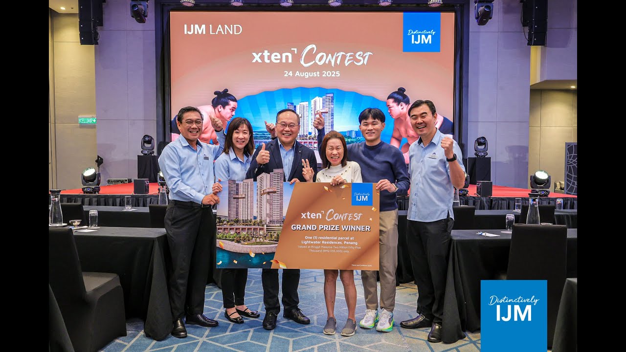IJM LAND XTEN Contest Grand Prize Giving Ceremony 2025 - YouTube