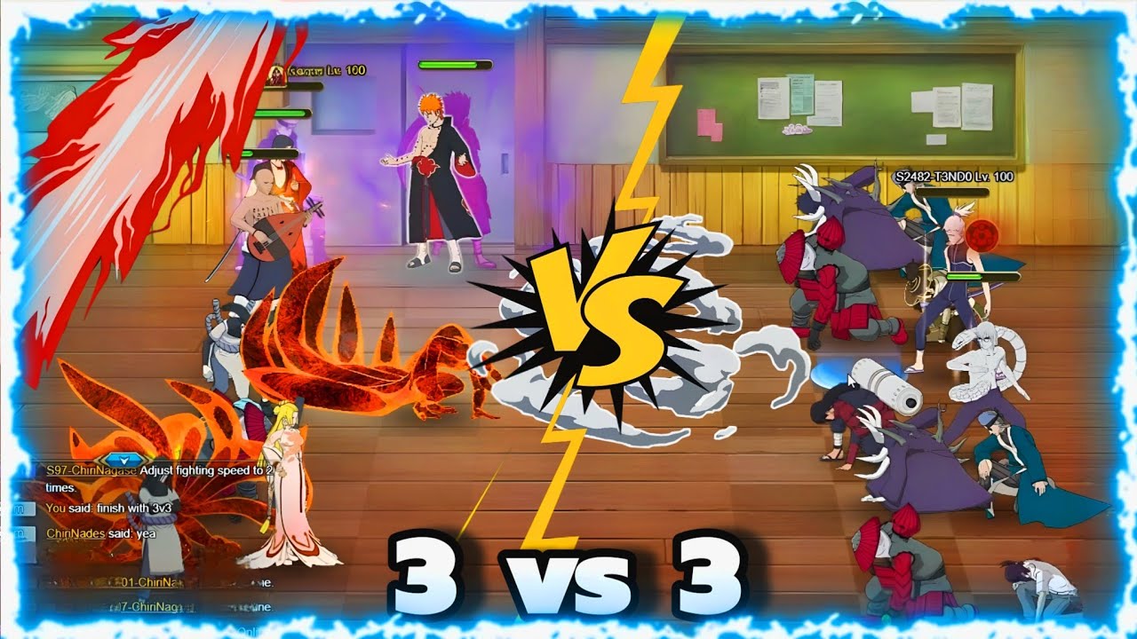 3v3 Madness Naruto Online EN - YouTube