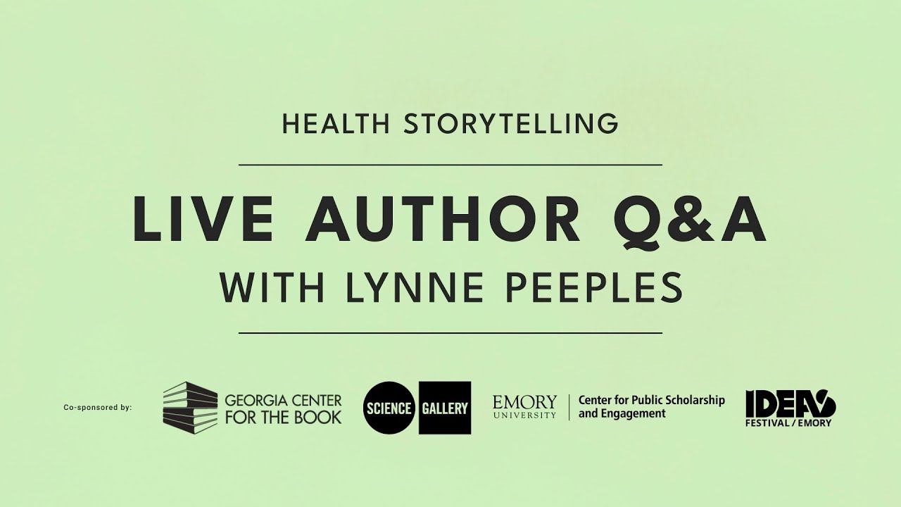 Health Storytelling Author Q&A with Maryn McKenna and Lynne Peeples ...