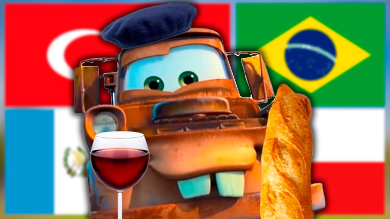 TOW MATER IN 66 DIFFERENT LANGUAGES MEME! - YouTube