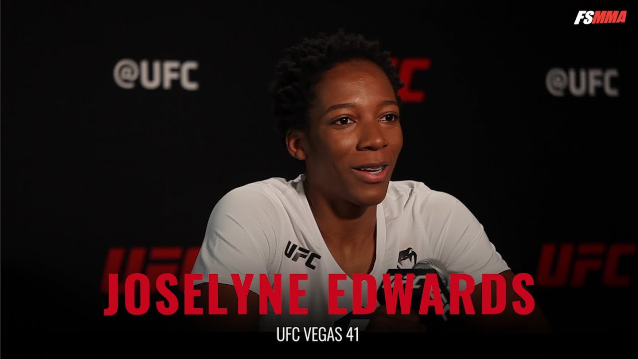 Joselyne Edwards UFC Vegas 41 media day interview - YouTube