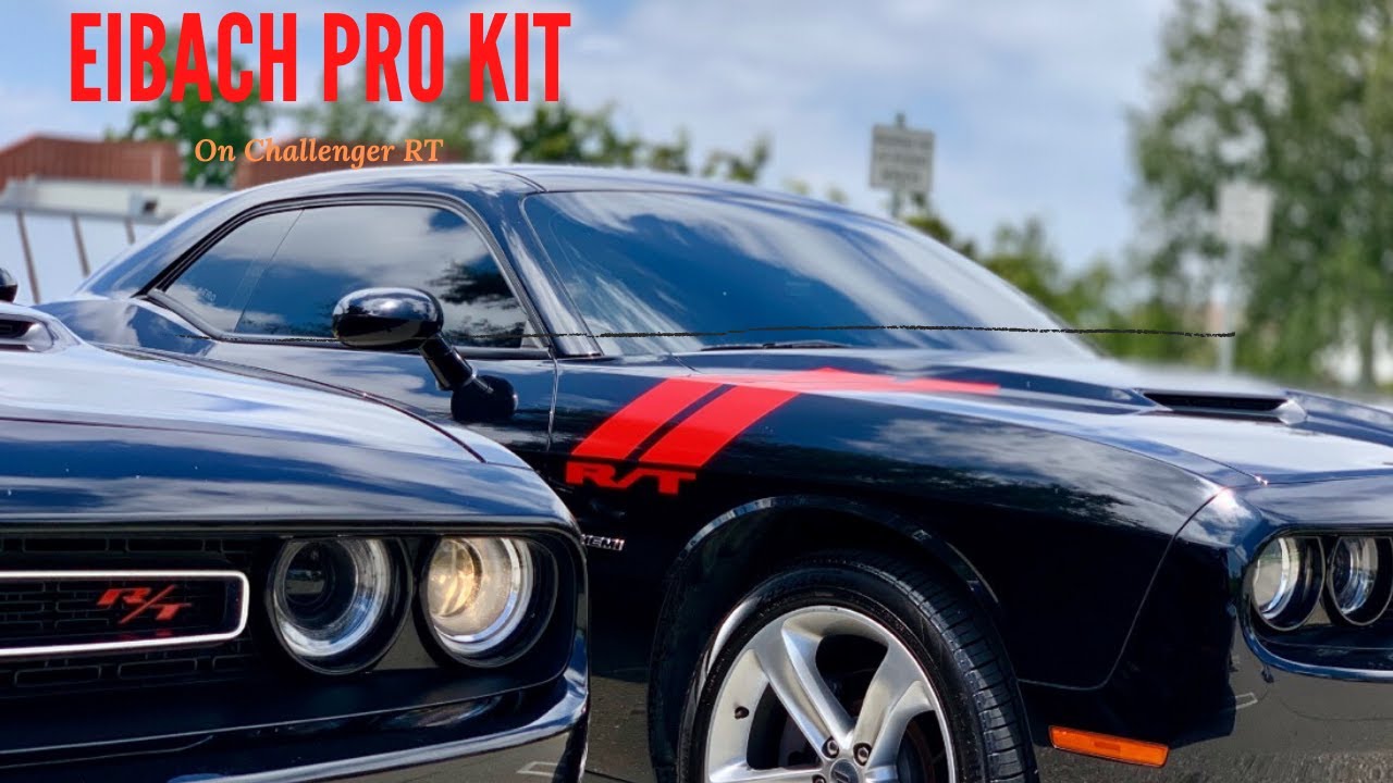 Eibach Pro Kit On Challenger RT - YouTube
