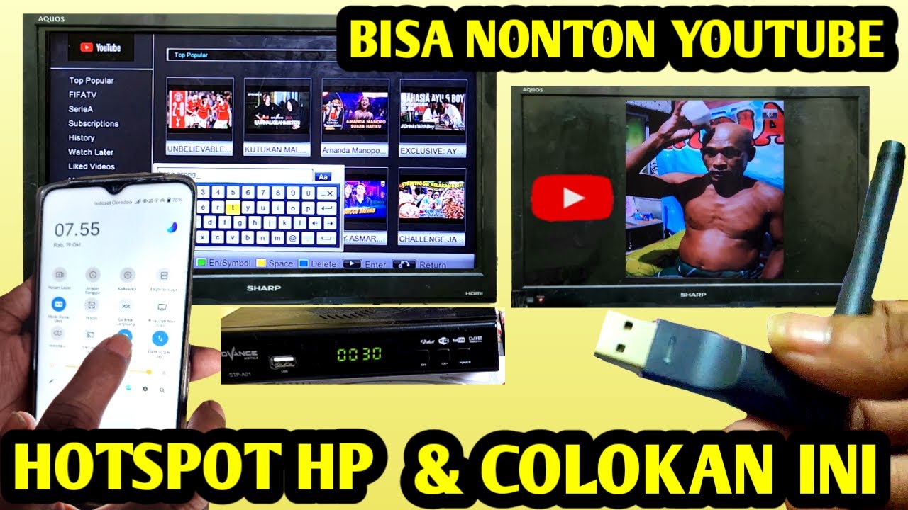 CARA MENGHUBUNGKAN SET TOP BOX TV DIGITAL VDR V21 KE INTERNET PAKE ...