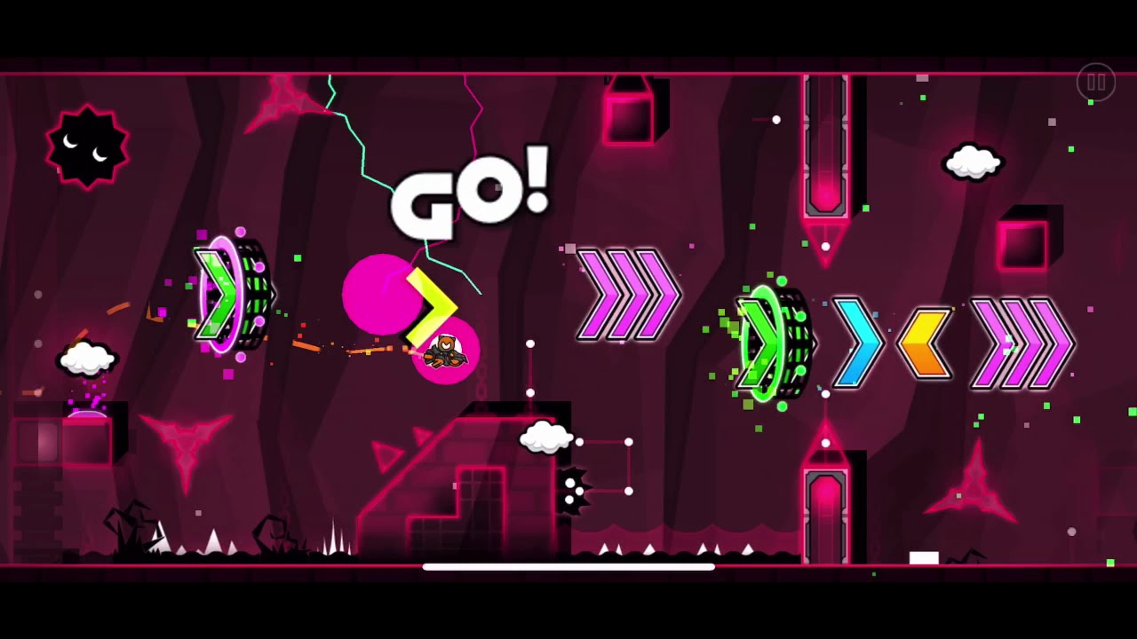 Geometry Dash Gameplay #37 The Fire Gauntlet - YouTube