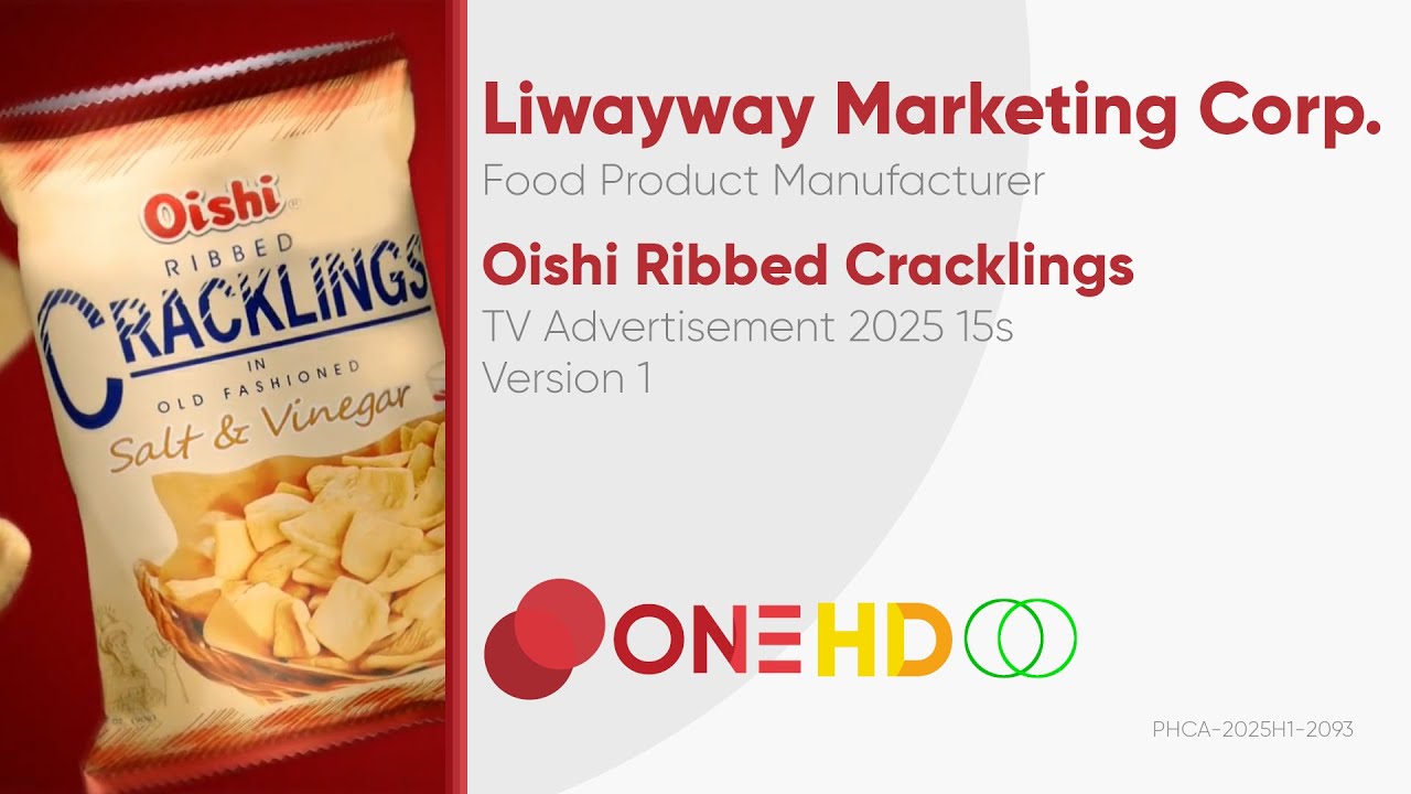 Oishi Ribbed Cracklings TV Ad 2025 15s (Philippines, Version 1) [HD/ST ...
