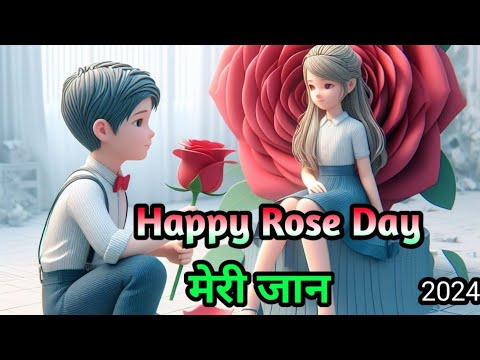 Happy Rose🌹 Day Meri Jaan Status 2024 // ️Rose Day Status 2024 || रोज ...
