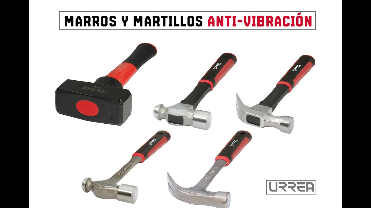 Martillos y Marros Antivibración Urrea - YouTube