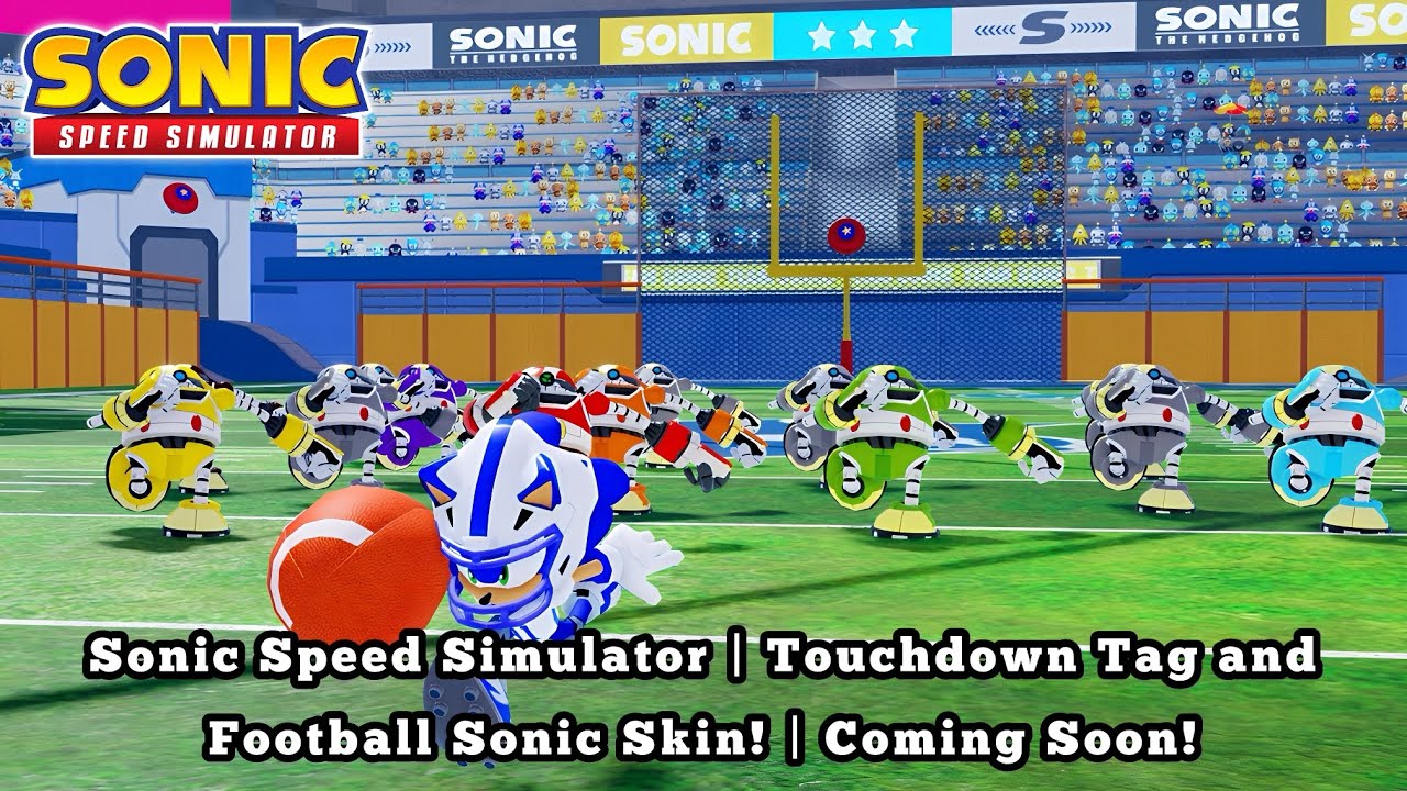 ROBLOX (#460; Sonic Speed Simulator | Touchdown Tag and Football Sonic ...