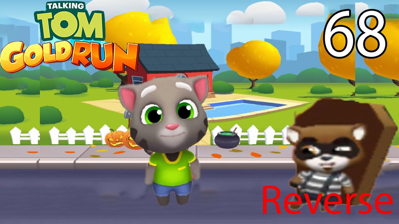 Talking Tom Gold Run Reverse Gameplay Part 68 - YouTube
