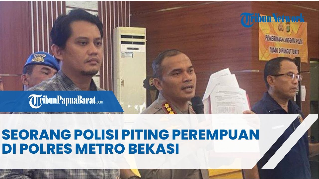 SEORANG POLISI PITING PEREMPUAN DI POLRES METRO BEKASI - YouTube