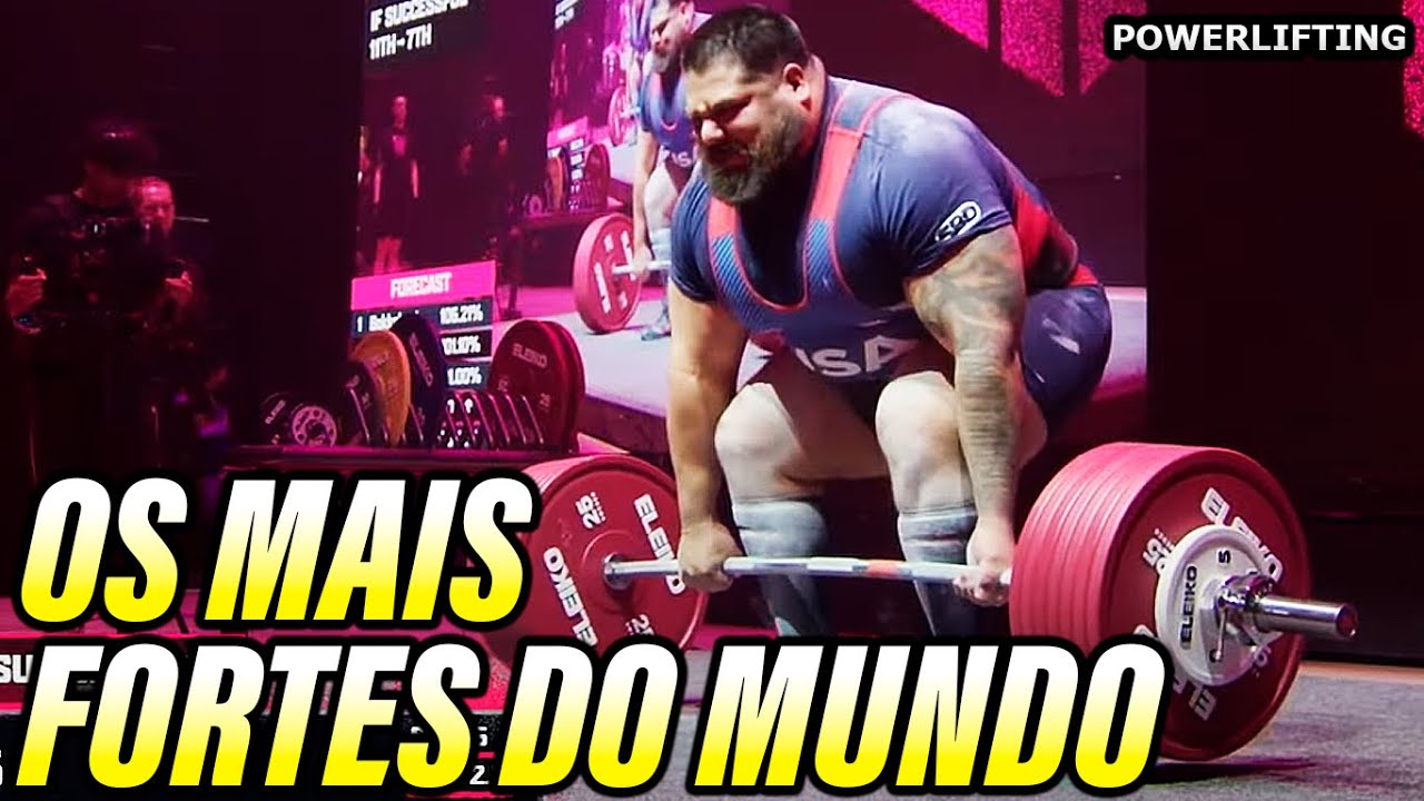 POWERLIFTERS DE ELITE MOSTRARAM TODA SUA FORÇA NO DEADLIFT! - YouTube