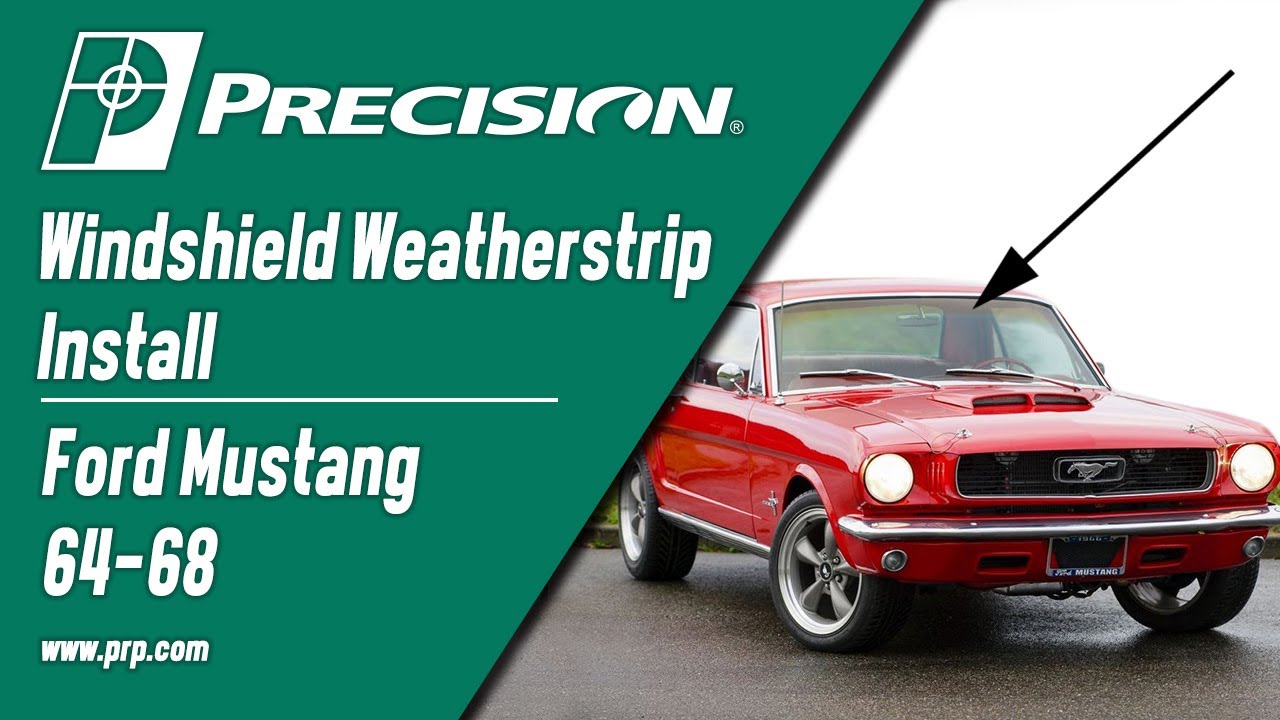 1964 - 1968 Ford Mustang Windshield Weatherstrip - YouTube
