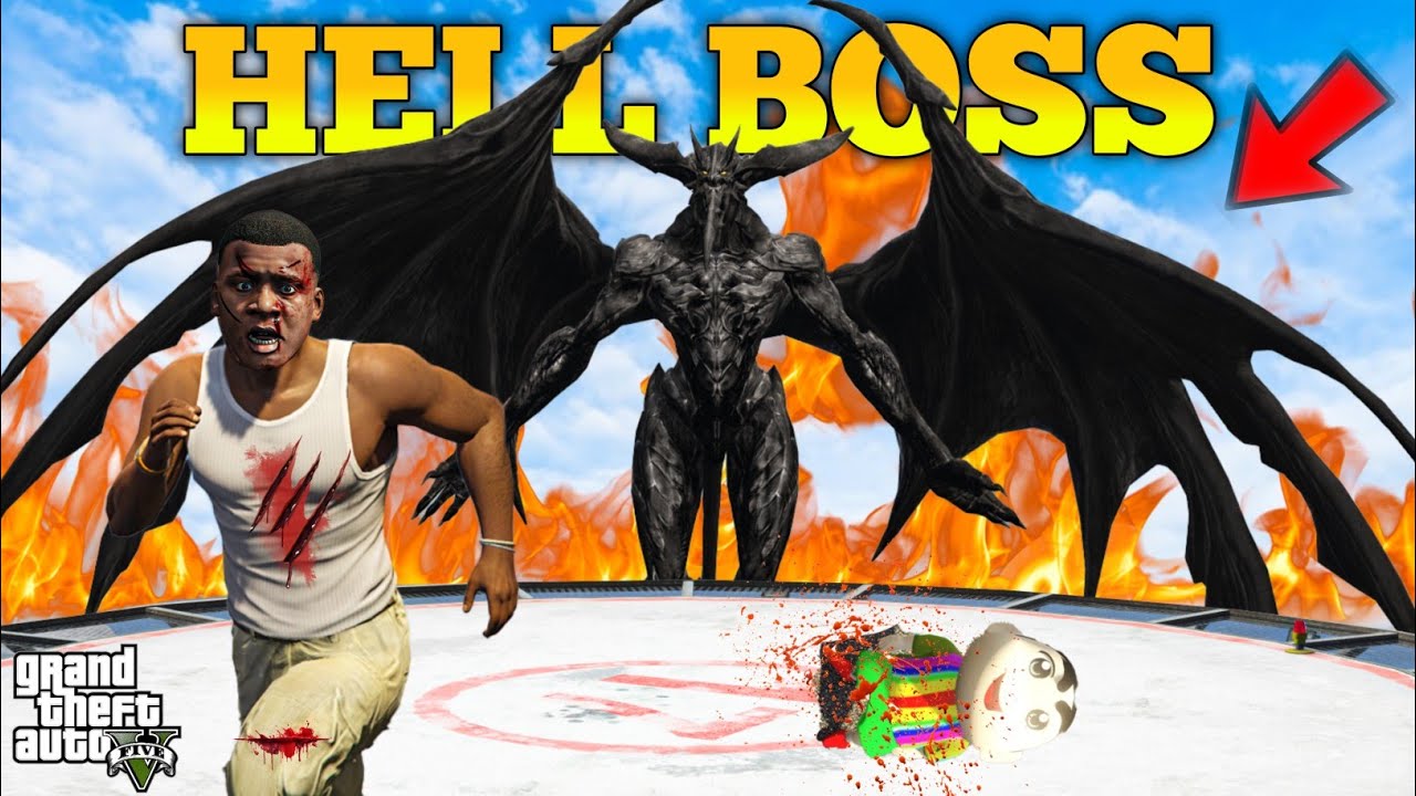 FRANKLIN FIGHT HELL GOD WHO ATTACKED LOS SANTOS AND KILLED SHINCHAN IN ...