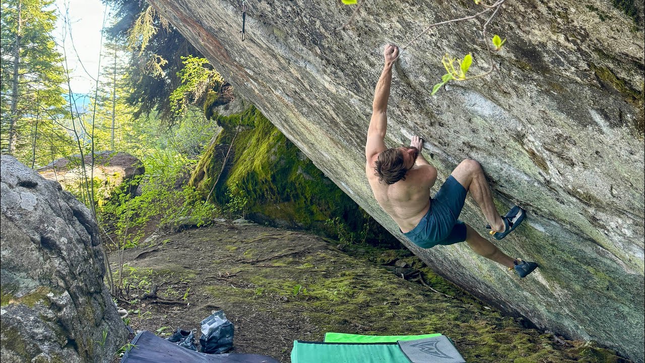 Salad Fingers (V13/14) First Ascent // Cascade - YouTube