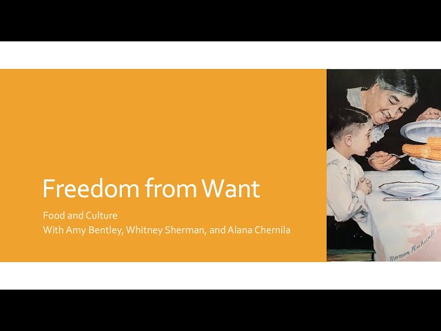 Freedom From Want Text