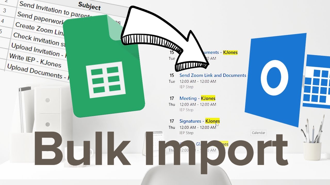 Add Multi-step Projects (IEP Steps) to Calendar - YouTube