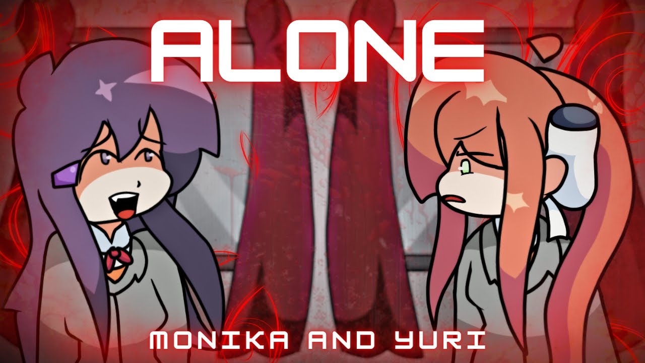 (playable) Monika and Yuri sing Alone | Mario's Madness | FNF - YouTube
