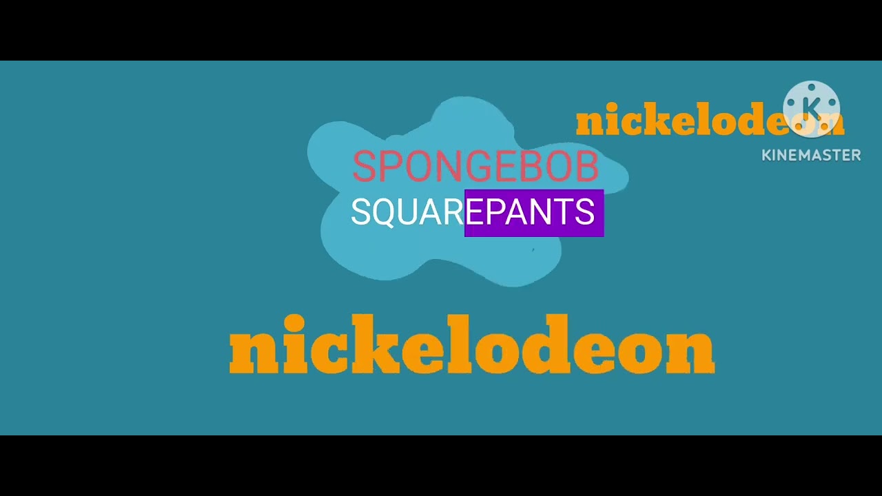 SpongeBob square pants nickelodeon logo Remake Kinemaster - YouTube