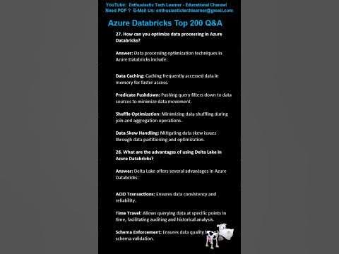 Mastering Azure Databricks Interview Questions Part 14 - YouTube