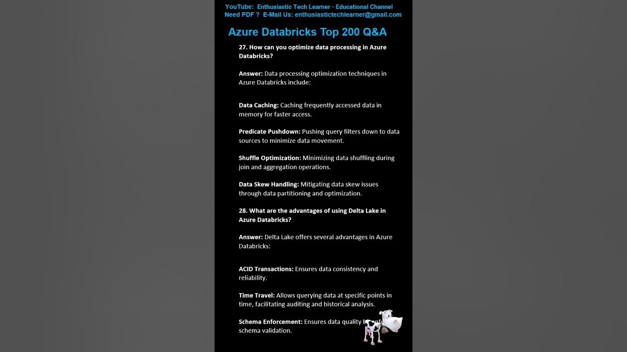Mastering Azure Databricks Interview Questions Part 14 - YouTube