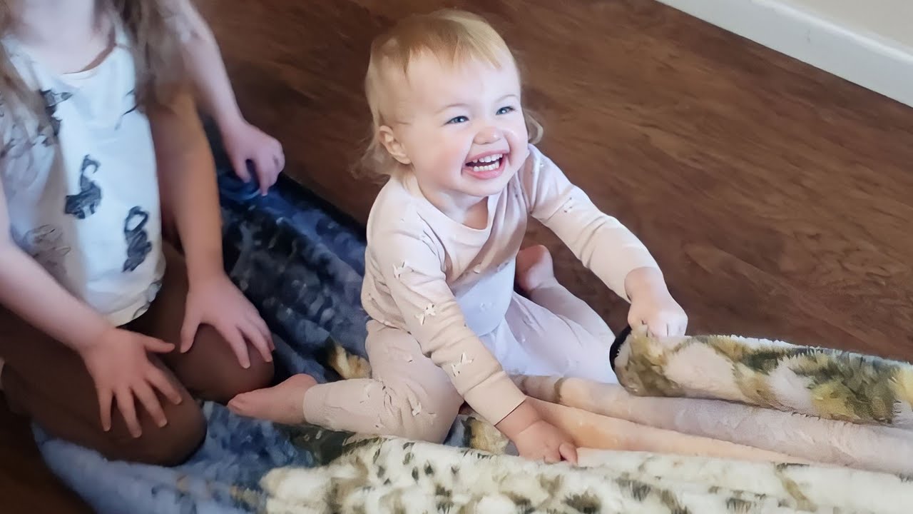 Baby Aubrey Goes on a Magical Carpet Ride!!! Cute Family Fun - YouTube